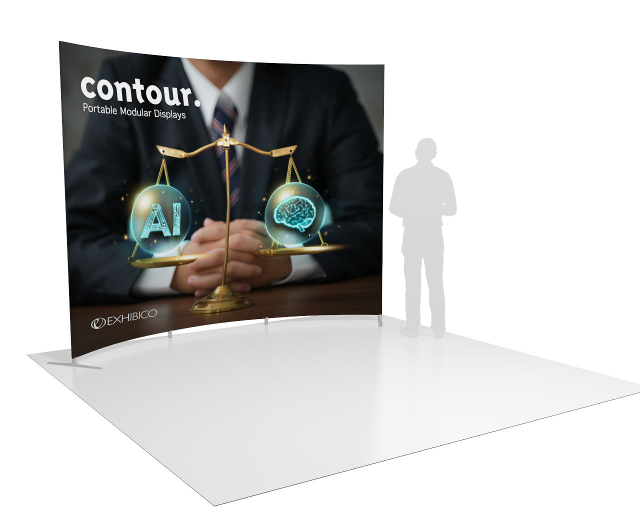 EXHIBICO - Shop Tension Fabric Portable Modular Trade Show Displays ...