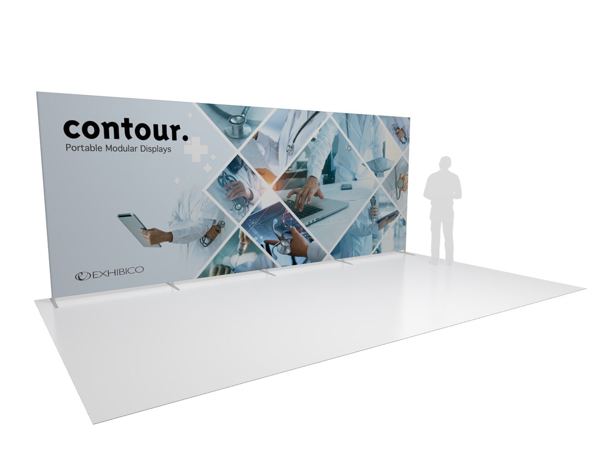 20ft Contour Portable Modular Trade Show Display| by EXHIBICO Toronto ...