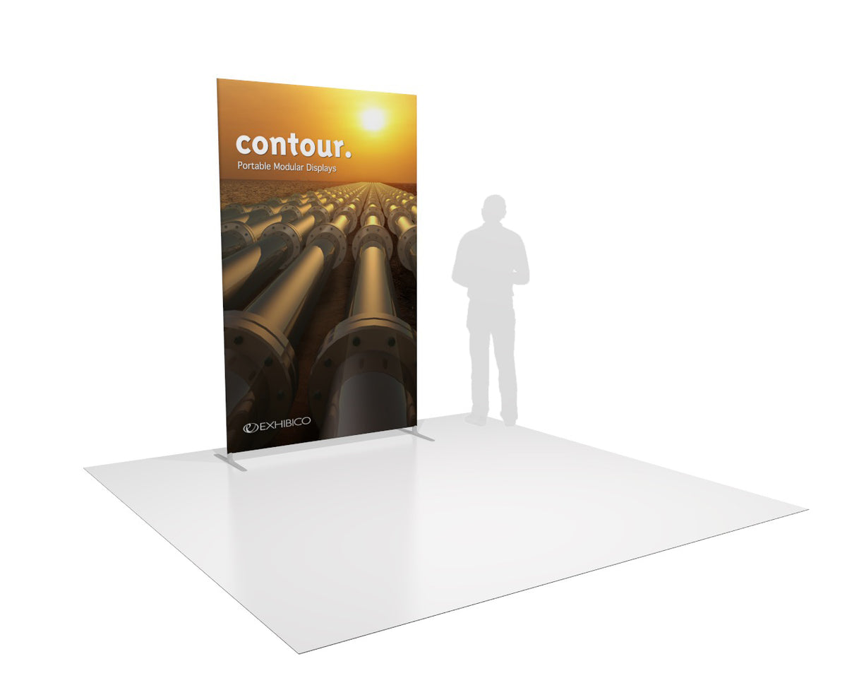 5ft Contour Portable Modular Trade Show Display | EXHIBICO Toronto ...
