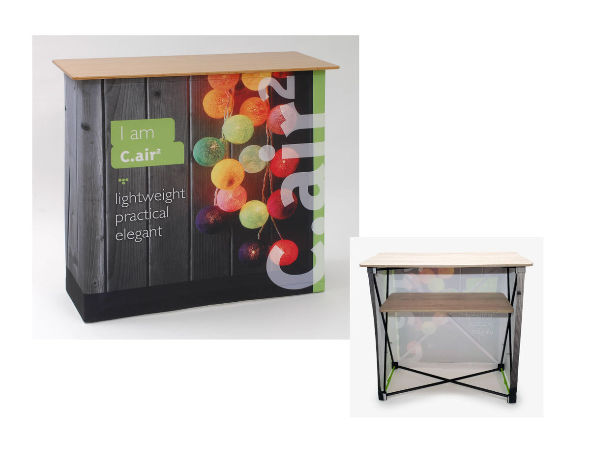 Portable Trade Show Display Counter | EXHIBICO Toronto – Exhibico ...